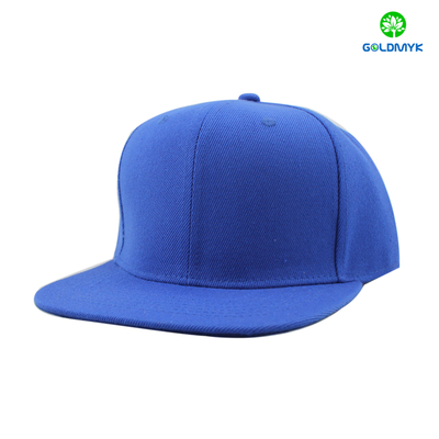 Acrylic blank royal blue snapback cap from China manufacturer - Qingdao ...