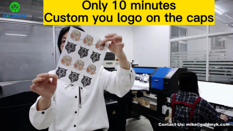 Only 10 minutes, custom your own logo on our caps and hats in 3 steps ...