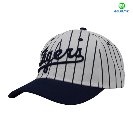 New Design Striped Baseball Cap For Men and Women Custom Cotton ...